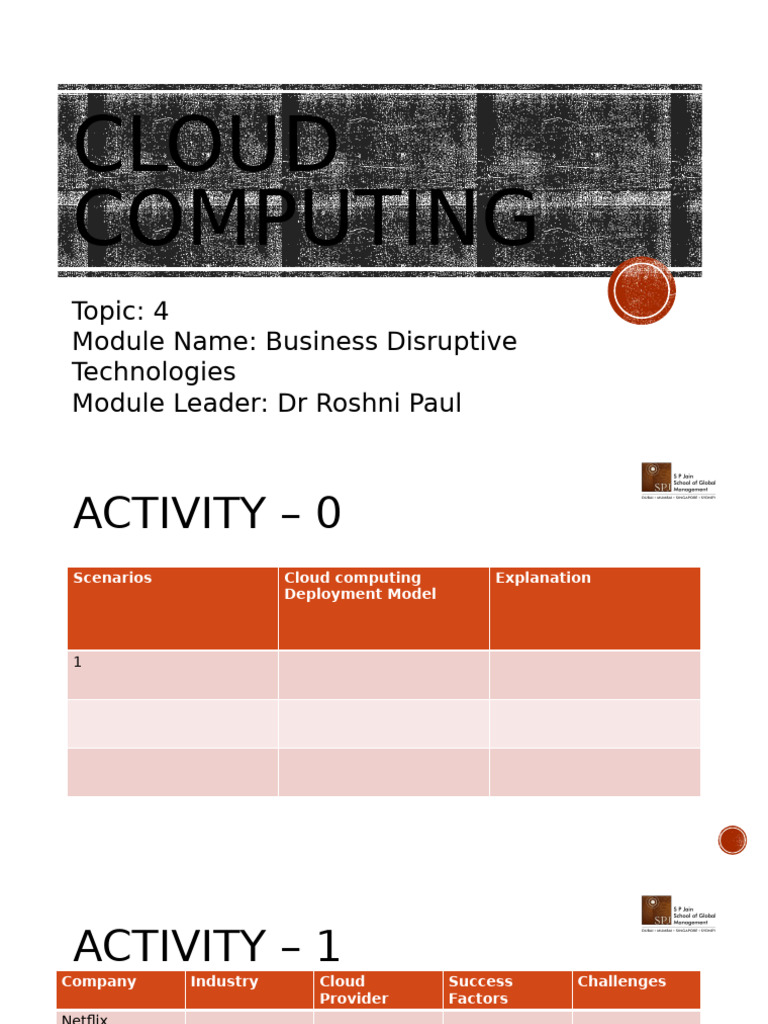 Activity 4 Cloud Computing | PDF | Cloud Computing | Computer Security