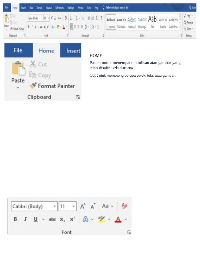 Ms Word Dasar | PDF