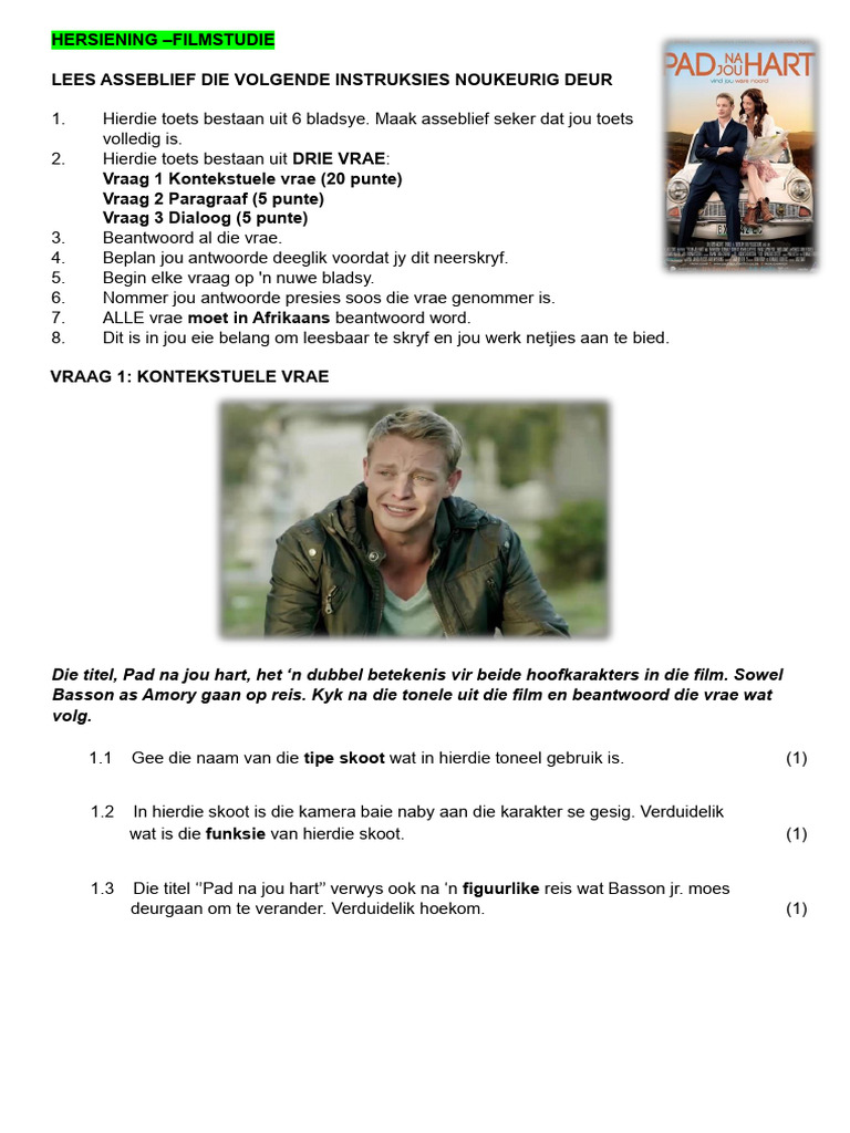 GR 10 Filmstudie Hersiening 2024 | PDF