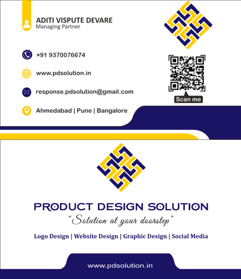 Product Design Solution Visiting Card 02 | PDF