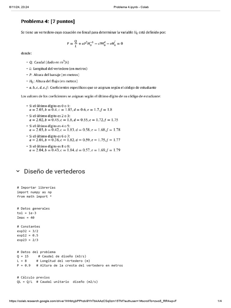 Problema 4.ipynb - Colab | PDF | Matemáticas Aplicadas