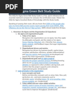 Lean Six Sigma Yellow Belt Project Examples | PDF | Six Sigma | Energy ...