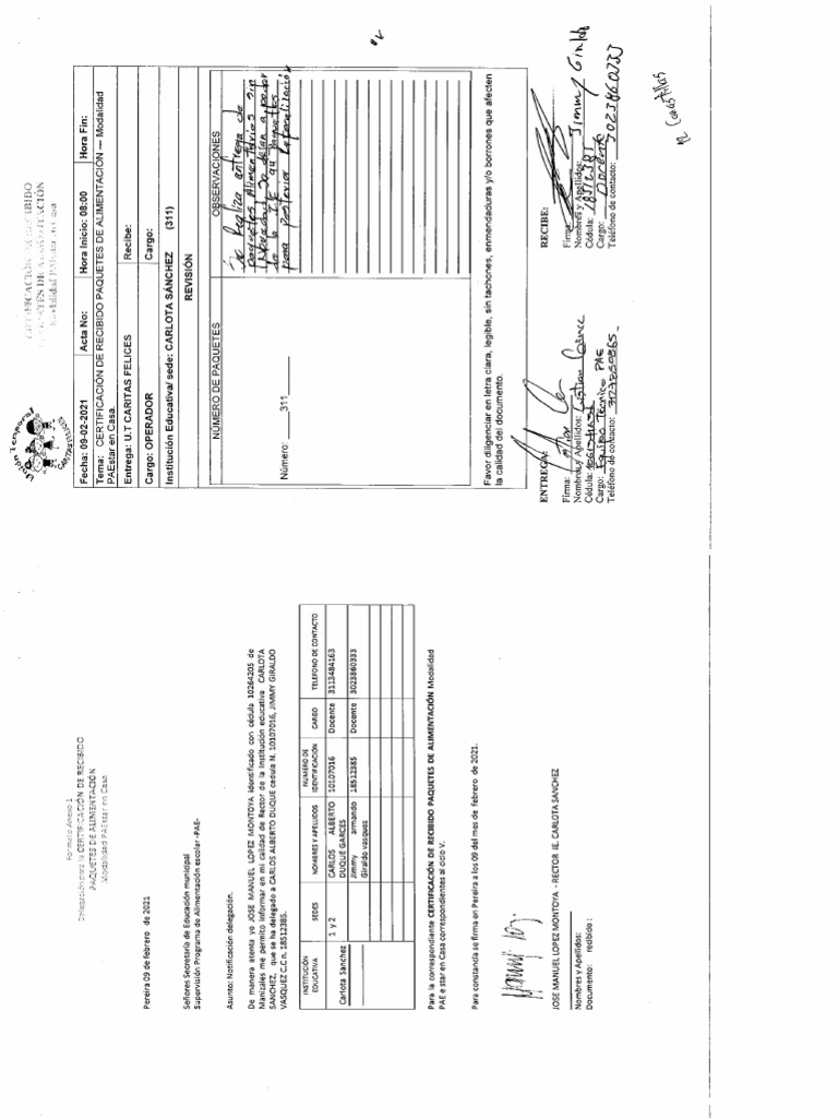 Carlota Sanchez G4. 30 Folios | PDF