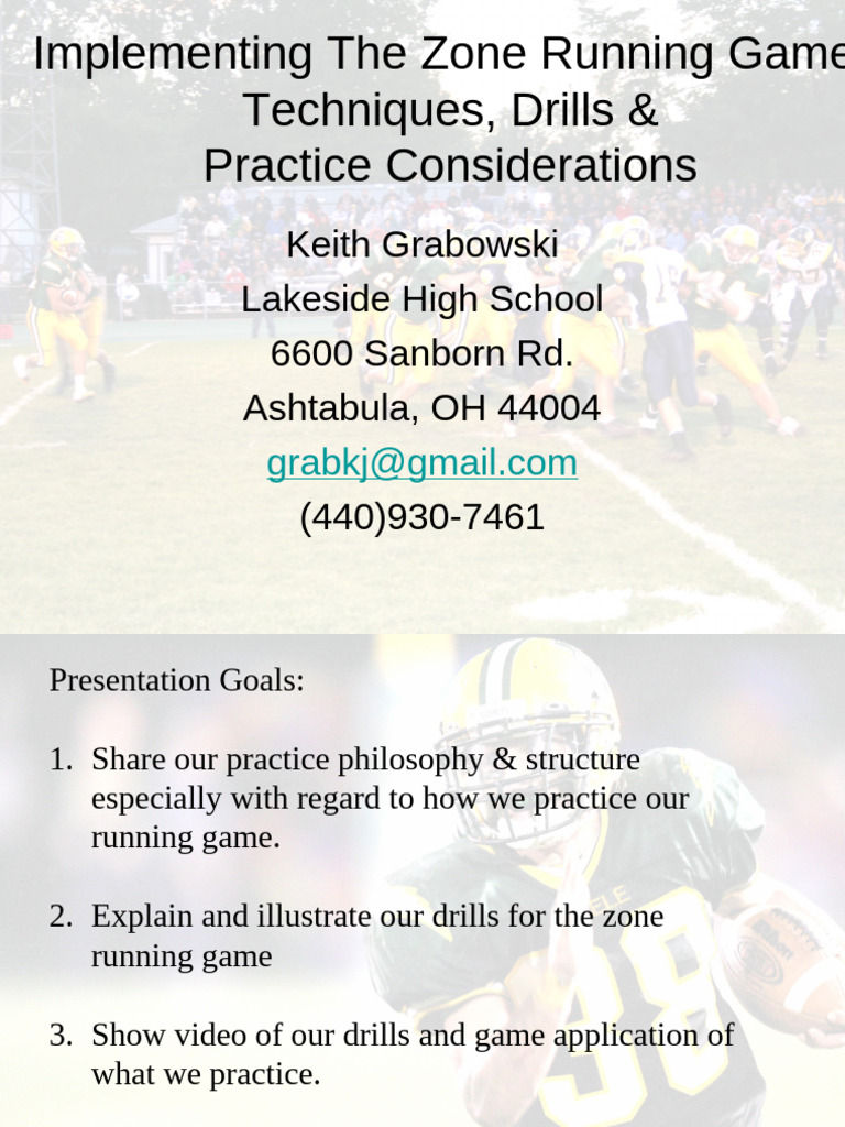 Zone Techniques Drills Keith Grabowski | PDF