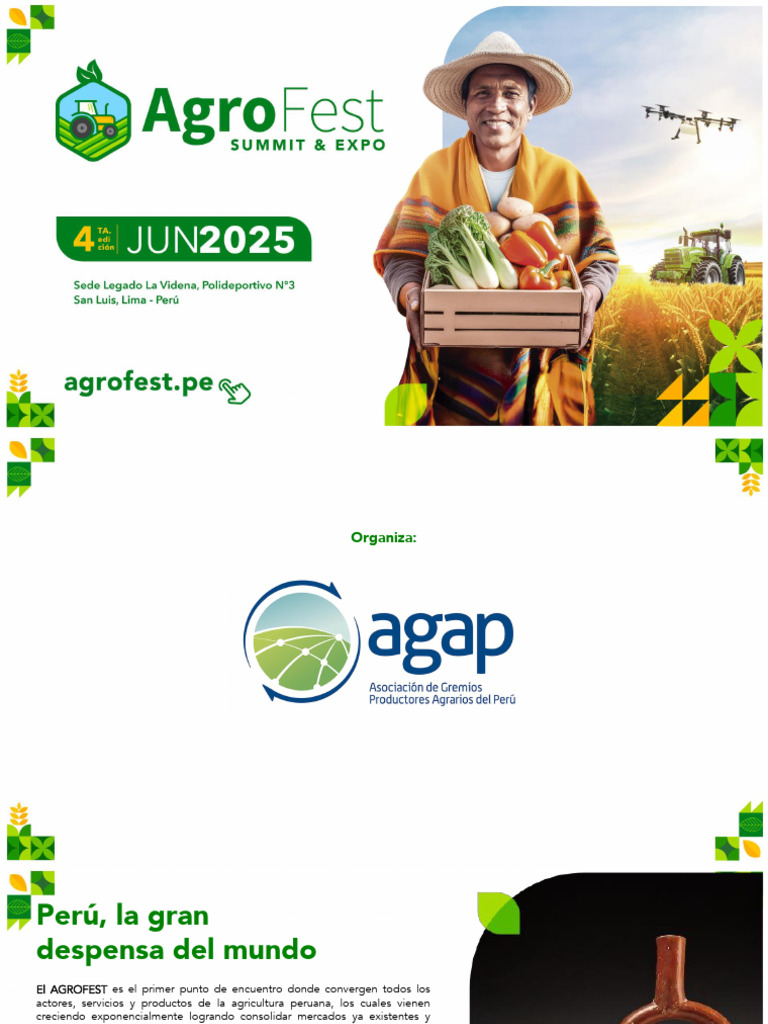 Agrofest Presentación 2025 - Clientes | PDF | Perú | Agricultura