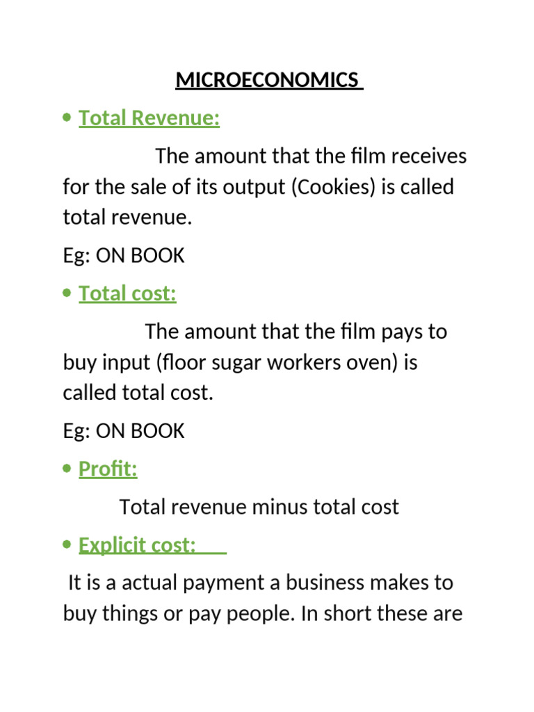 MICRO Chp 13 Defines | PDF | Marginal Cost | Microeconomics
