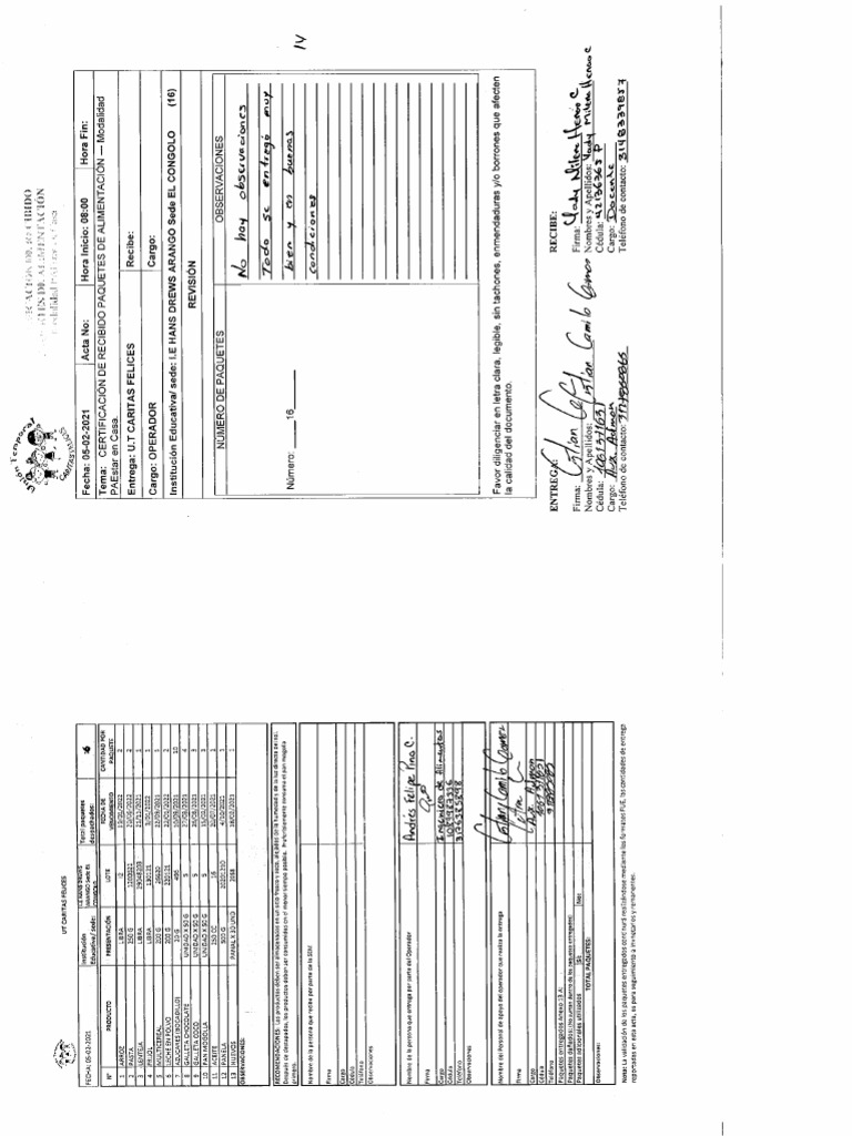 El Congolo G4. 5 Folios | PDF