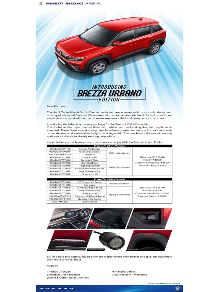 Brezza Urbano Edition | PDF