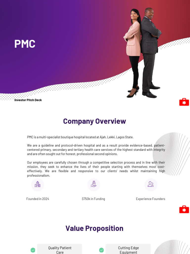 PMC Investor Pitch Deck 2024 v1 | PDF | Business | Economies
