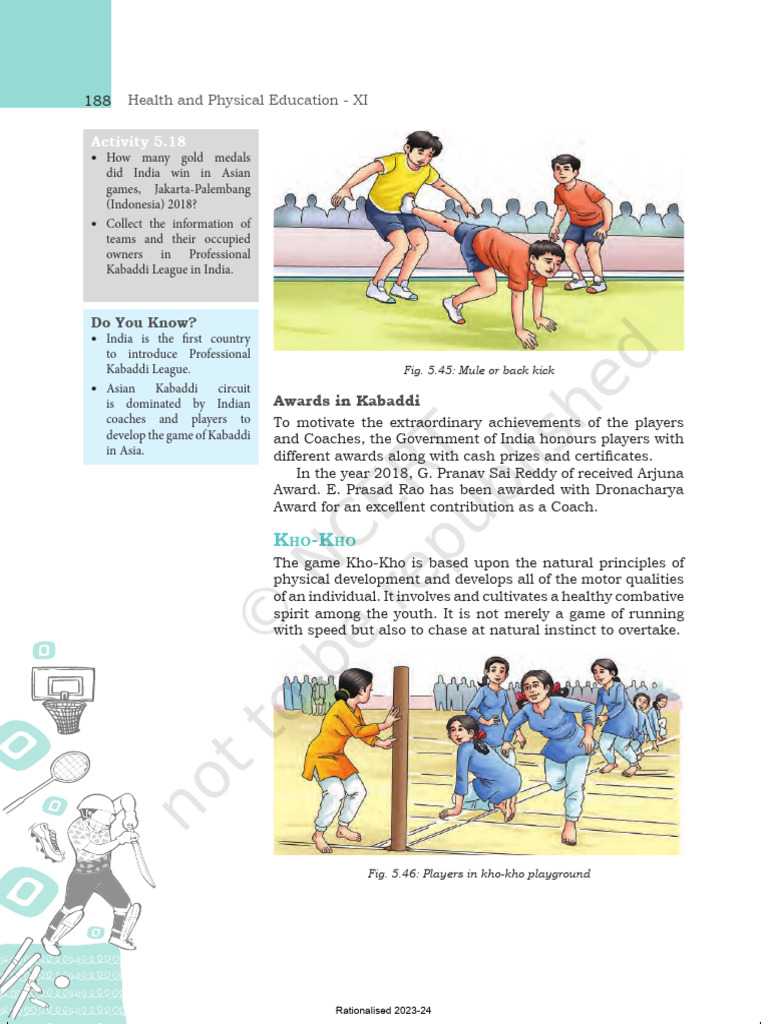 Awards in Kabaddi and Kho-Kho Overview | PDF