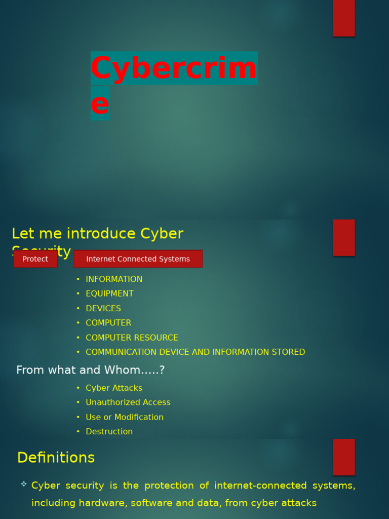 Understanding Cybercrime and Security | PDF | Cybercrime | Security