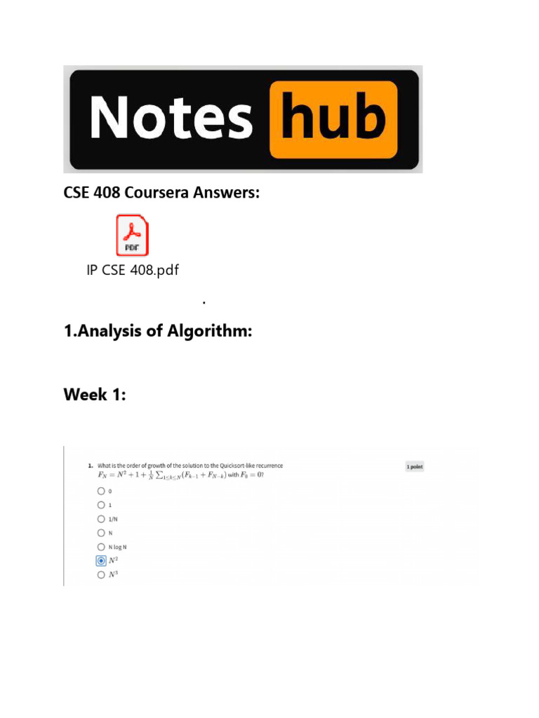 Analysis of Algorithms | PDF | Computers