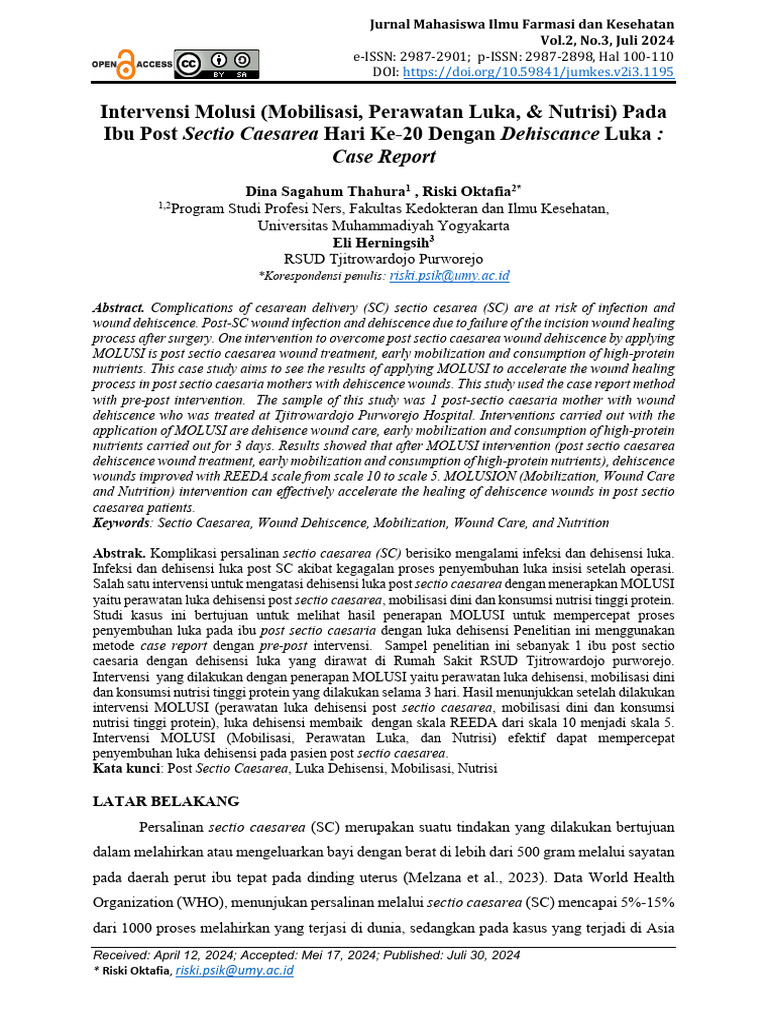 1195+Jurnal+Mahasiswa+Ilmu+Kesehatan-Vol 2,+no 3,+JULI+2024+Hal+100+110 | PDF