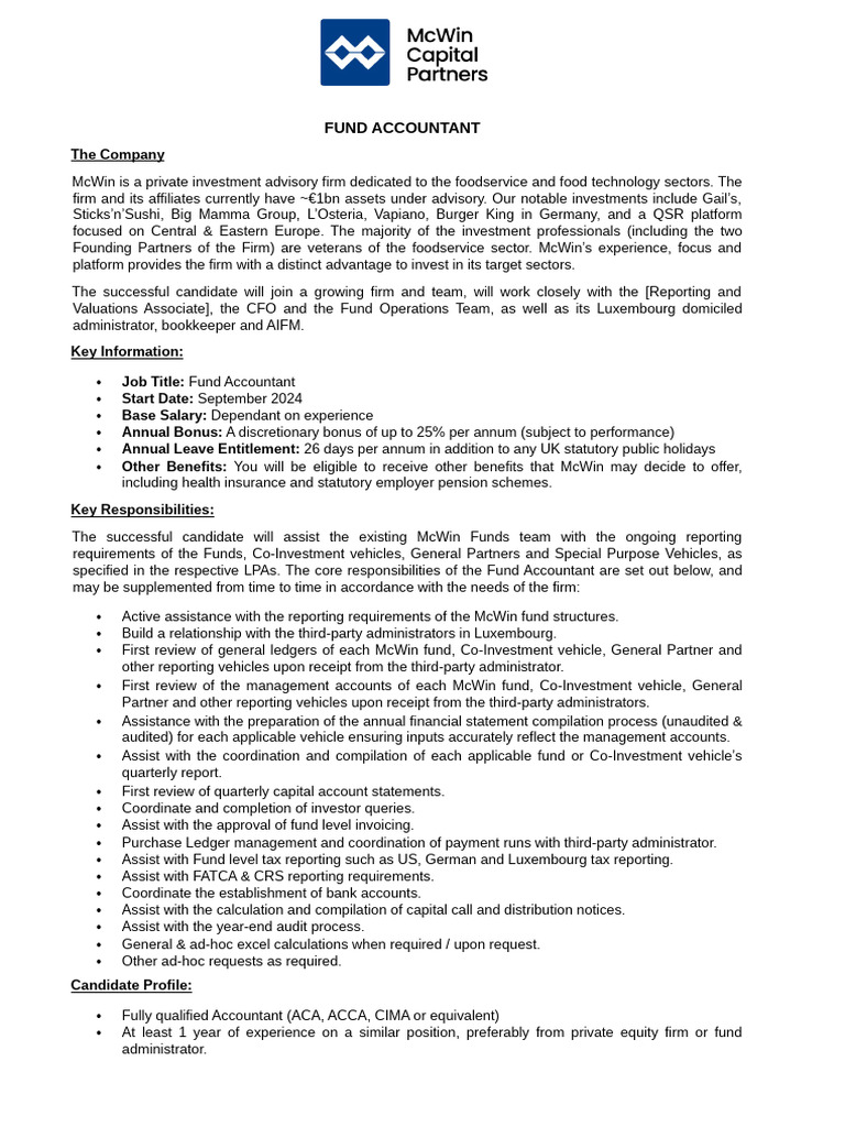 Fund Accountant Salary and Role Overview | PDF | Accounting | Business