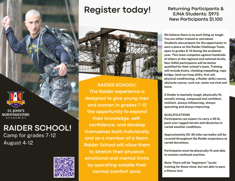 SJNA Raider School 2024 Brochure | PDF | Social Psychology | Psychology