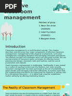 Conducive Learning Environment | PDF | Classroom | Learning