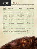 D&D 5E Adventuring Gear List | PDF | Equipment | Tools