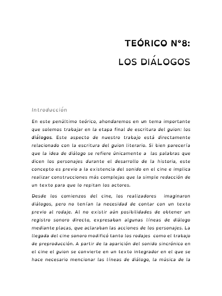 TEORICO 8 - DIALOGOS 1 - Open Dyslexic Font | PDF