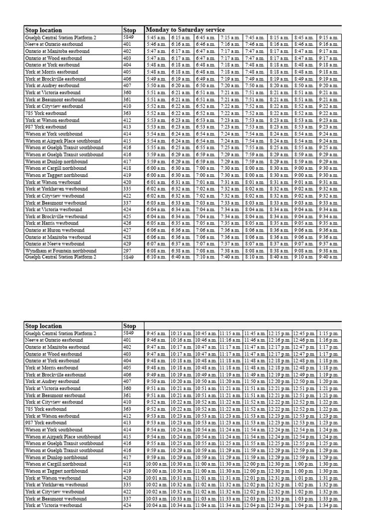 Transit Route 4 | PDF | Public Transport