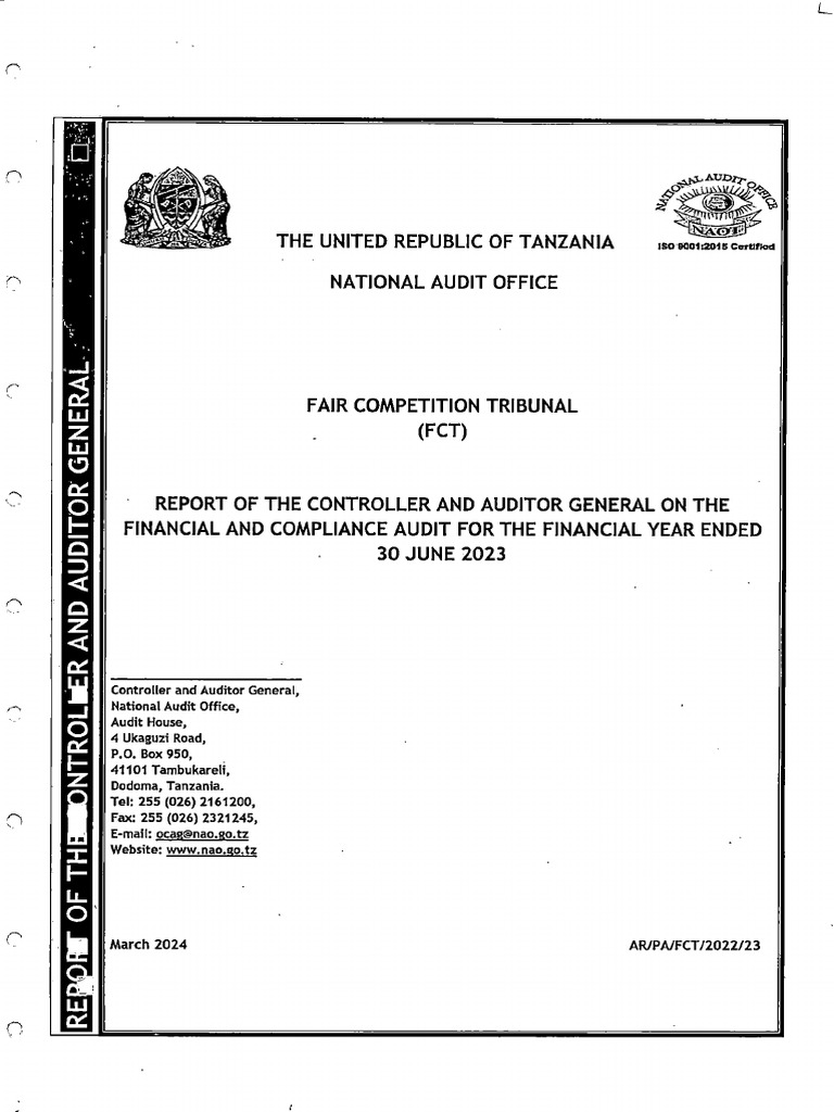 en-1724656769-REPORT OF CAG AS AT JUNE 2023 | PDF