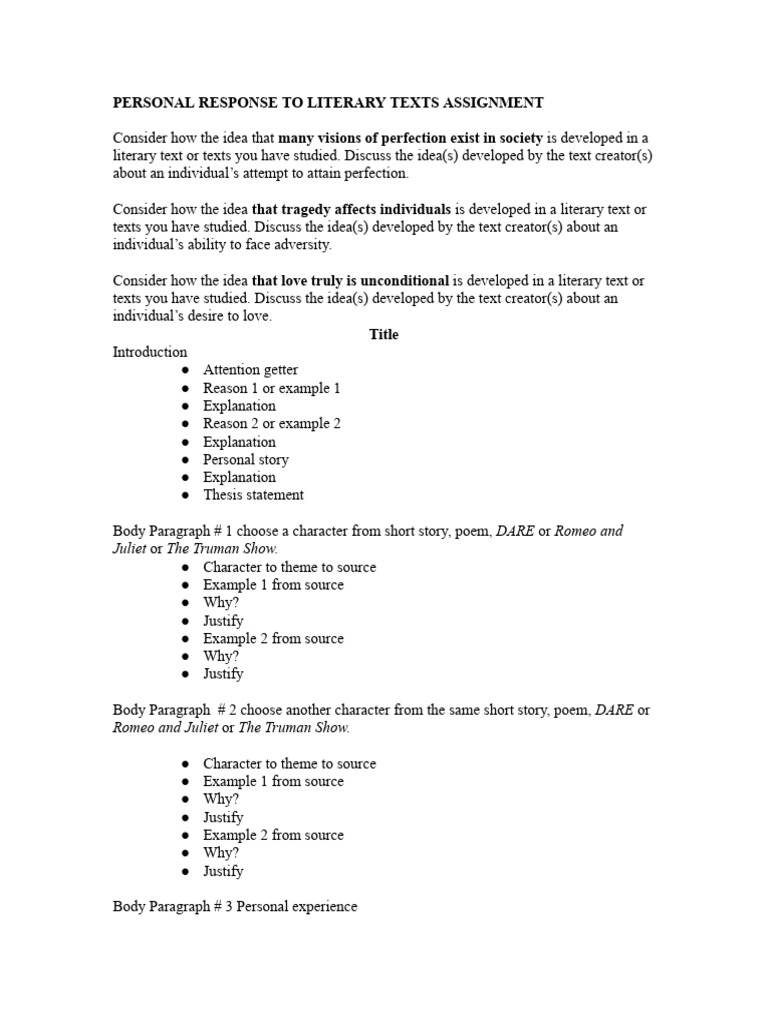 Personal Response Selection | PDF