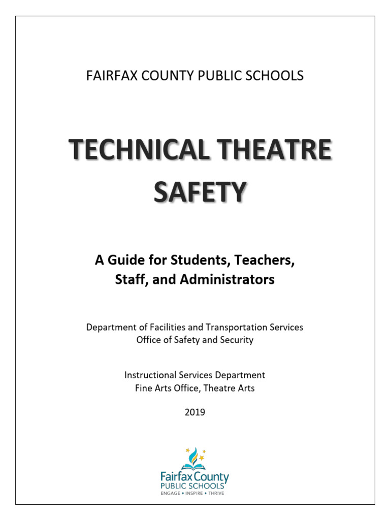 FCPS Technical Theatre Safety Guide | PDF | Fire Safety | Elevator