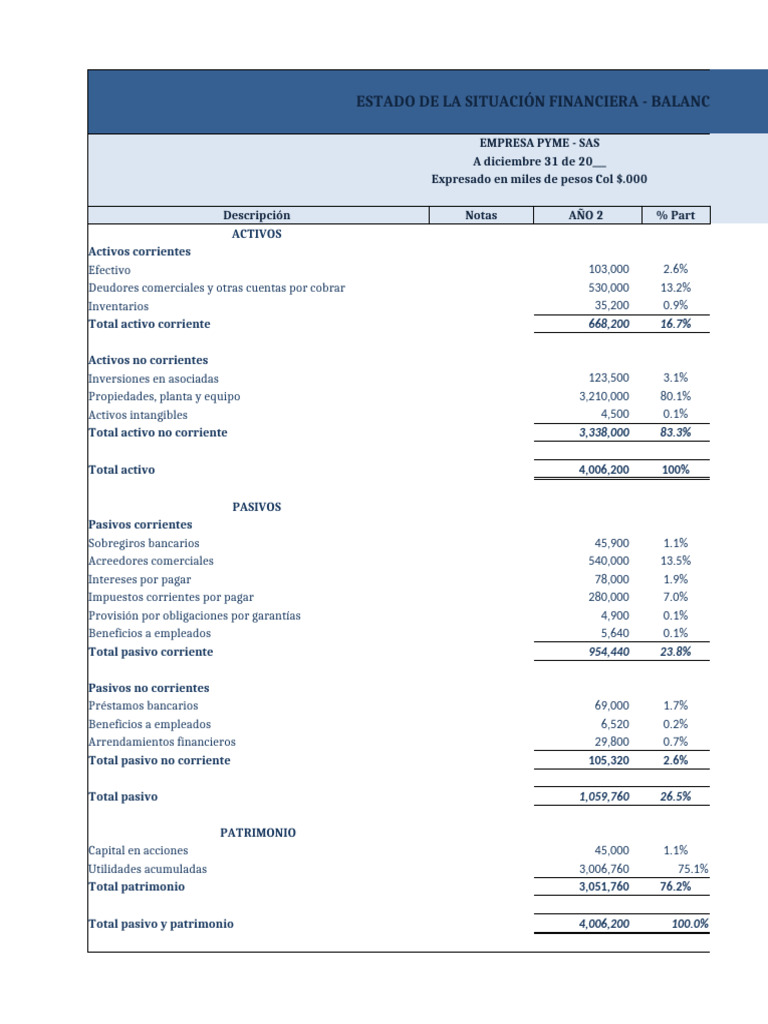 Estado Financieros NIIF para Pymes | PDF | Estado de resultados | Business