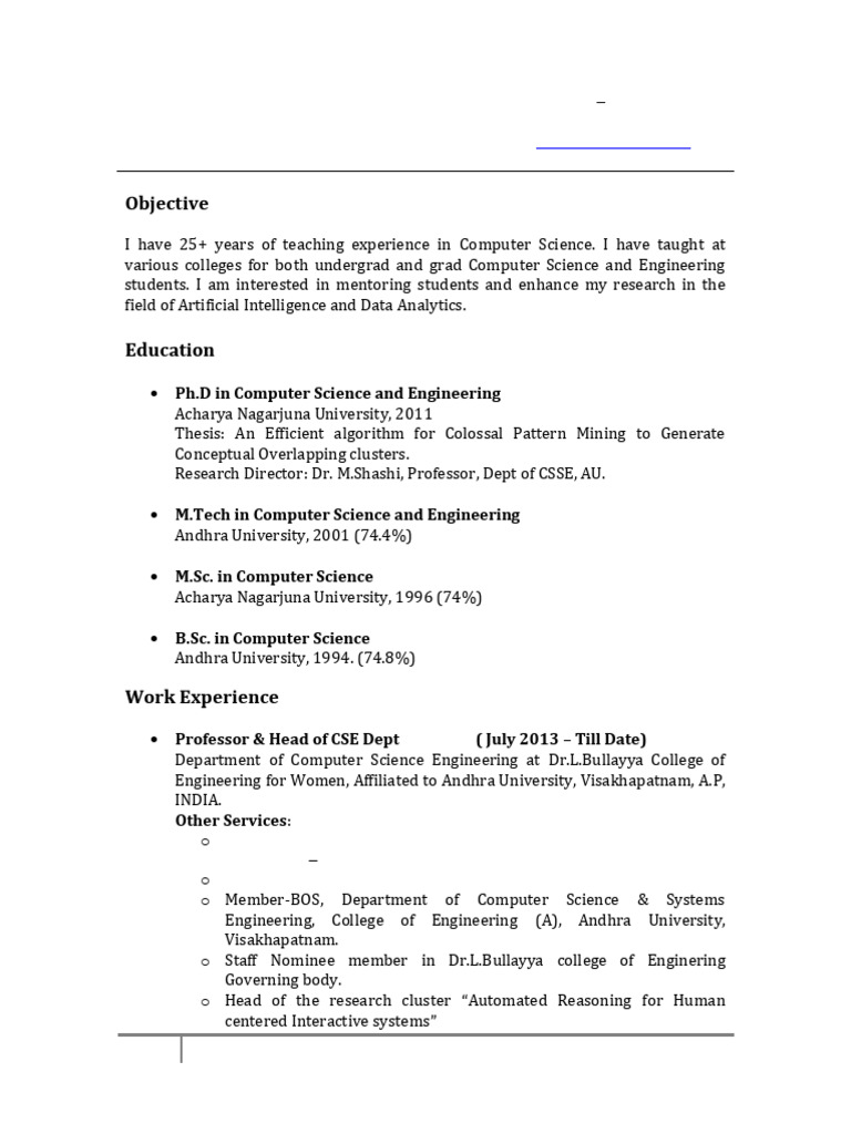 Madhavi V6 | PDF | Computer Science | Information Technology