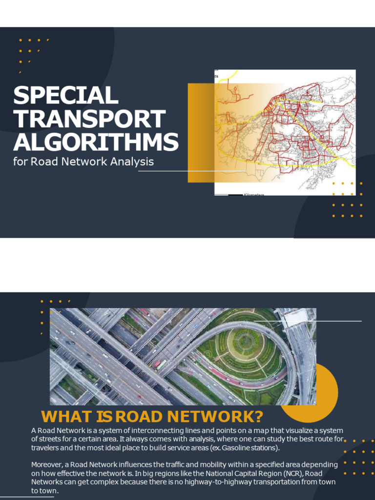 MODULE 6 Special-Transport-Algorithms-for-Road-Network-Analysis | PDF ...