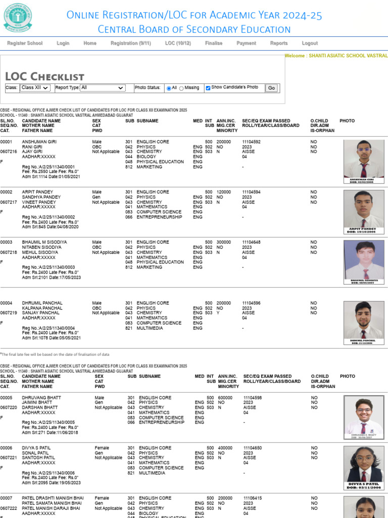 Loc Final 12th Std | PDF | Educational Assessment And Evaluation ...