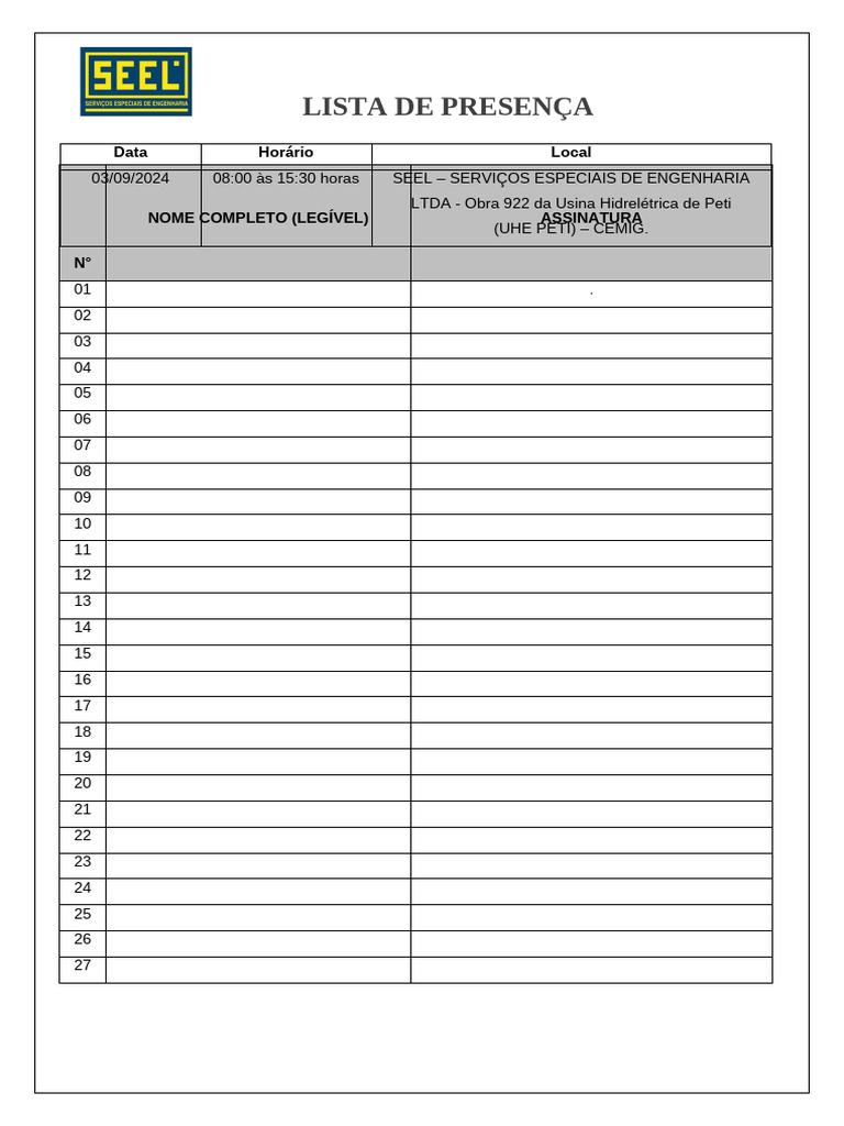 05.2 - Lista de Presença Na Votação | PDF