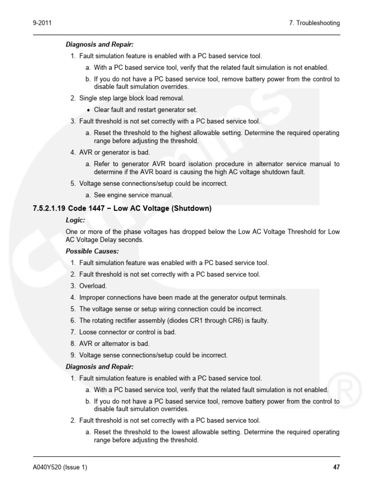 Manual Ps400 Compress 51 55 | PDF | Electric Generator | Rectifier
