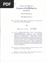 RA 8504 - Philippine AIDS Prevention and Control Act of 1998 | PDF ...