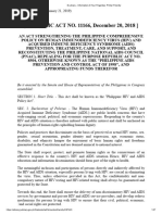 RA 8504 - Philippine AIDS Prevention and Control Act of 1998 | PDF ...