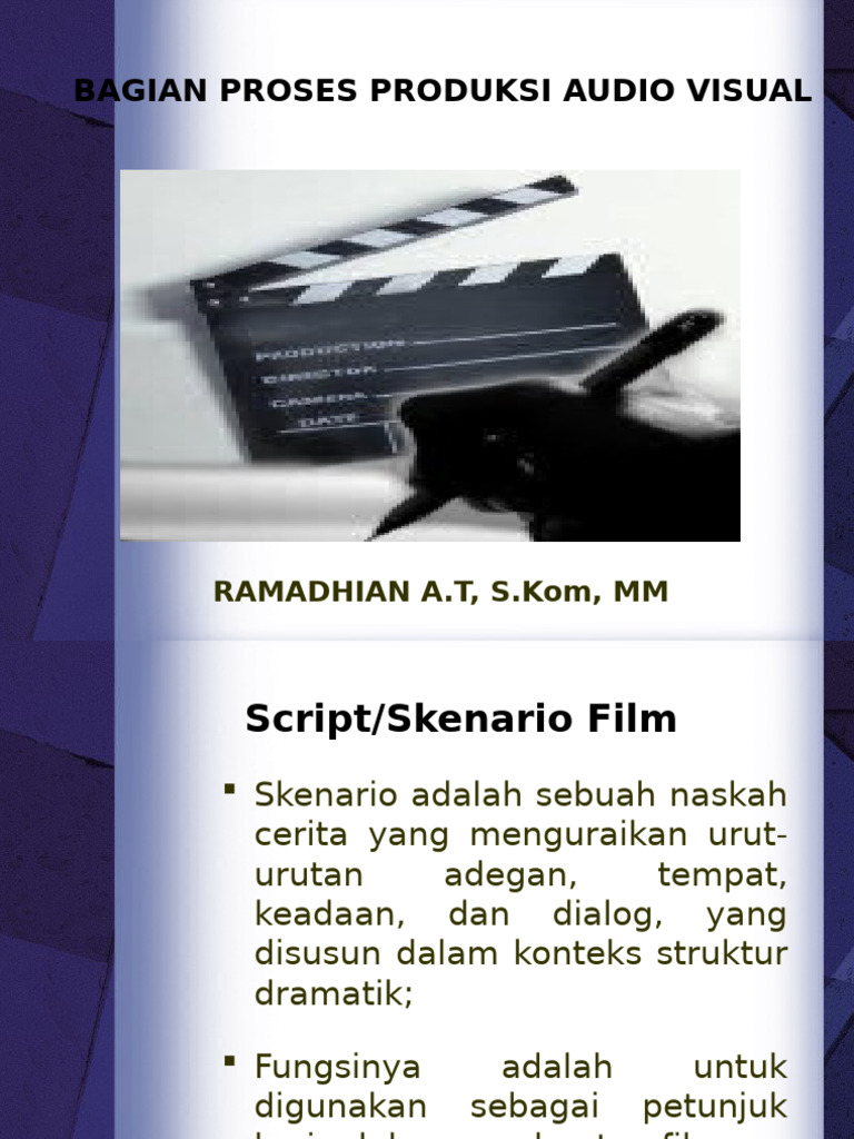 Bagian Proses Produksi Audio Visual | PDF