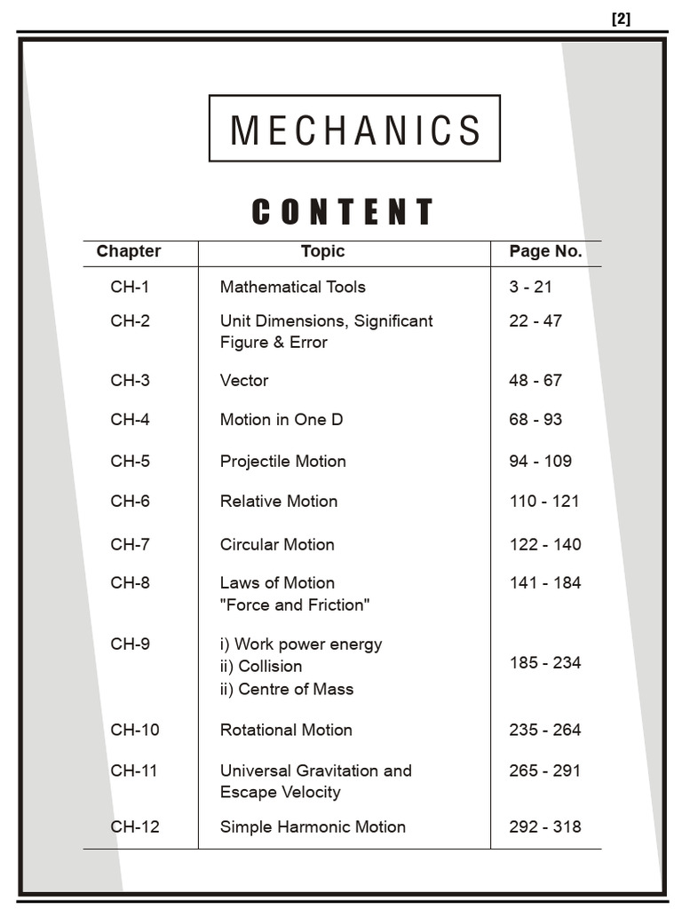 New Light Mechanics 2025 | PDF | Slope | Equations