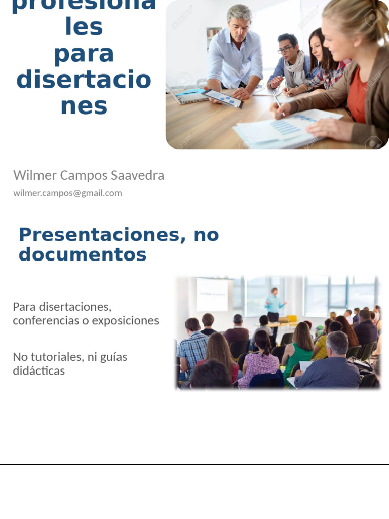 Presentaciones Efectivas | PDF