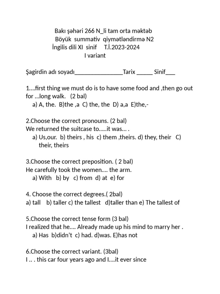 Engilish summative 1 | PDF | Language Mechanics | Linguistic Typology