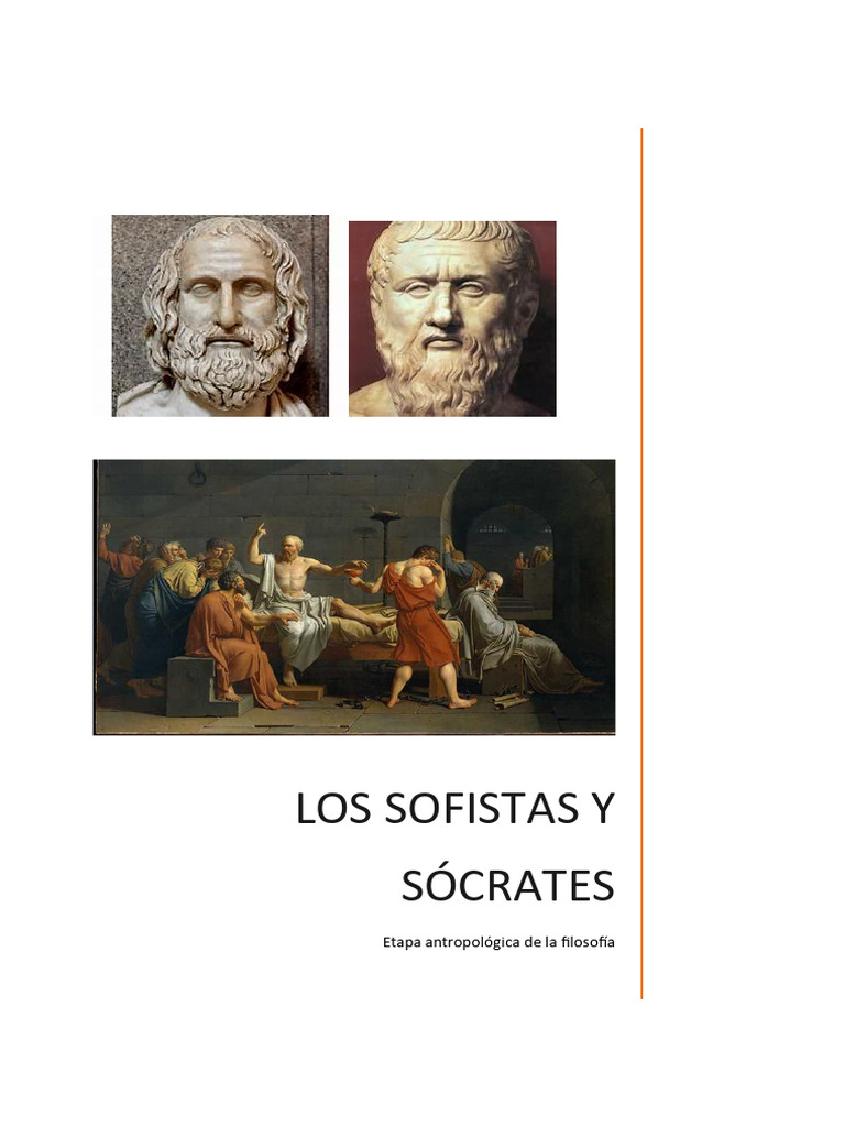 Sofistas y Sócrates: Filosofía Antropológica | PDF | Relativismo | Sócrates