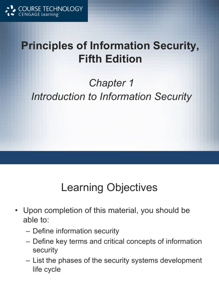Intro to Information Security Basics | PDF | Information Security ...