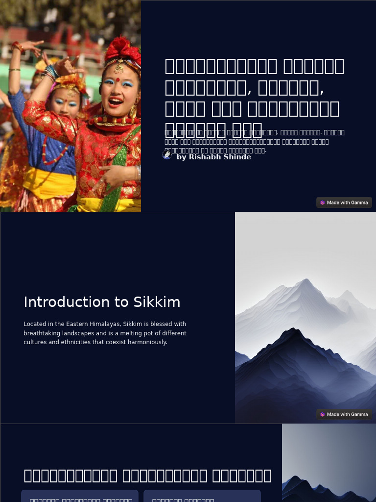 Discover The Rich Culture Tradition Food and Handicrafts of Sikkim | PDF
