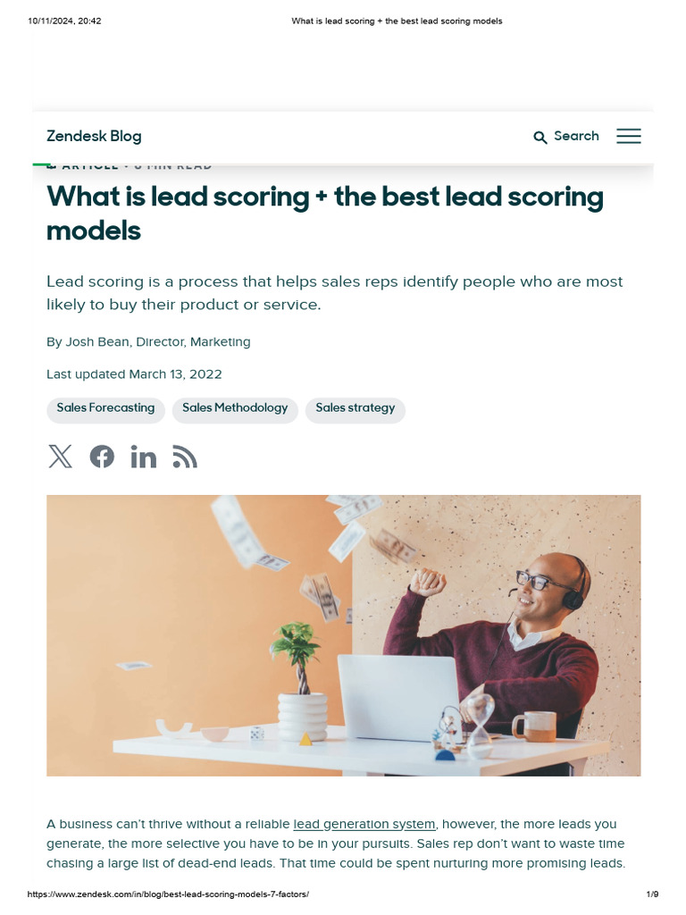 What Is Lead Scoring | PDF | Marketing | Customer Relationship Management