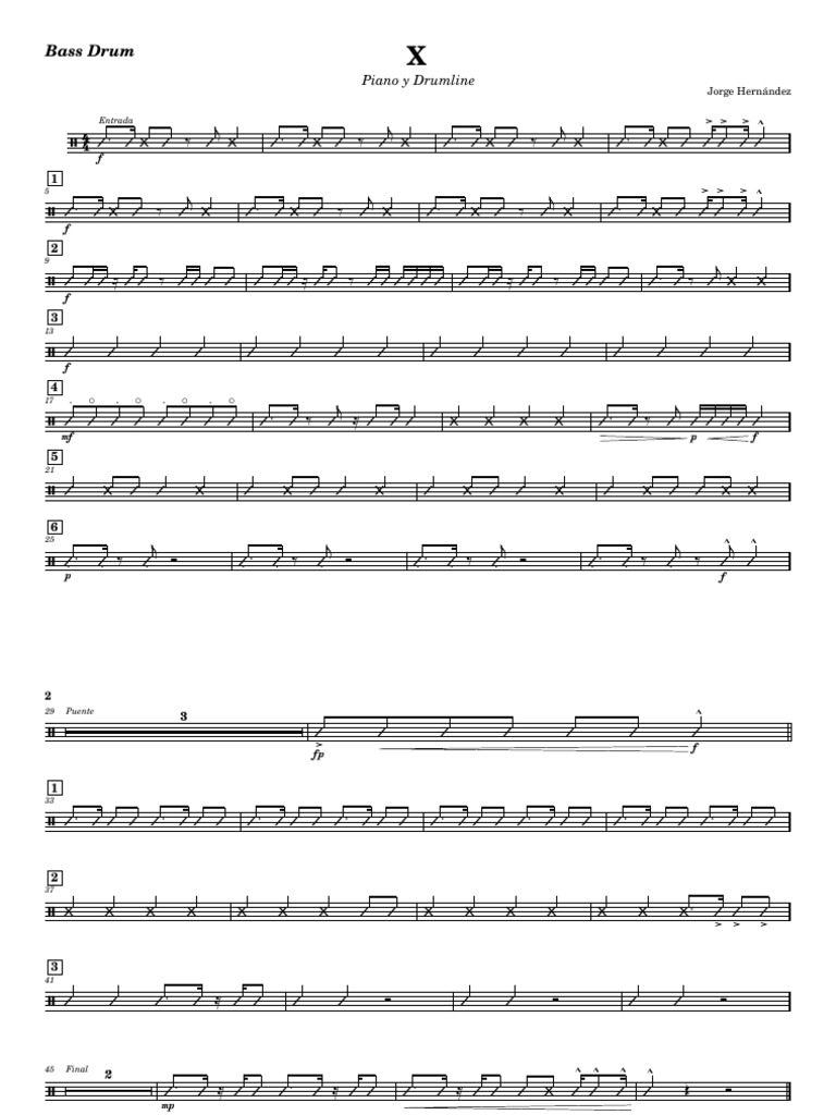 X-Bass Drum | PDF