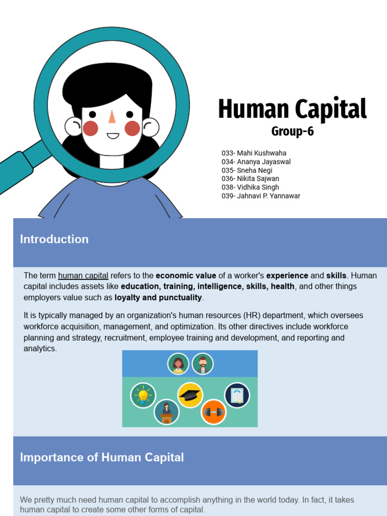 Human Capital | PDF | Human Capital | Capital (Economics)