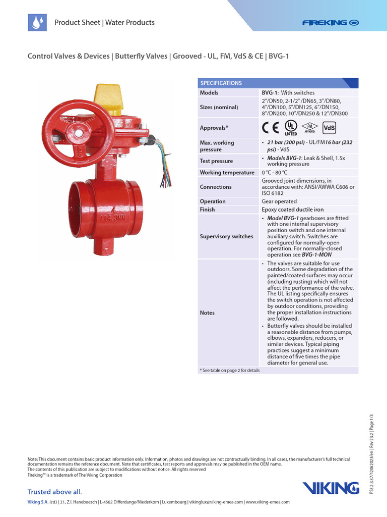 PS03020337 12062023 Rev.23.2 BVG-1 en PDF | PDF | Valve | Pipe (Fluid ...