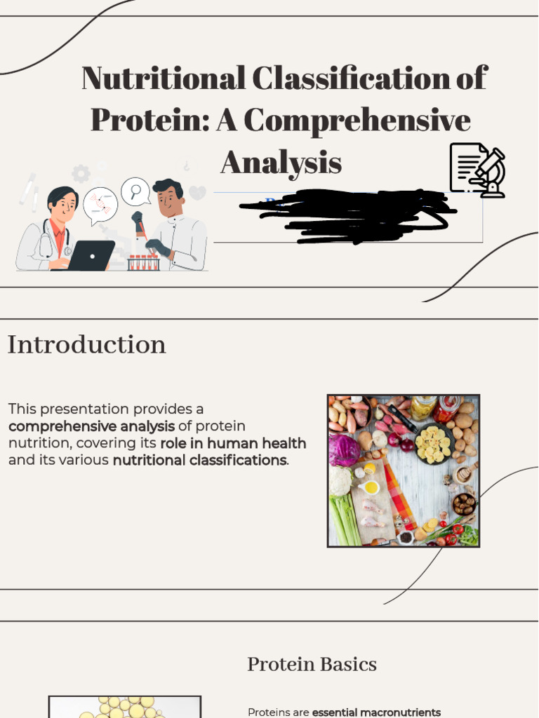 Nutritional Classification of Proteins | PDF | Science & Mathematics