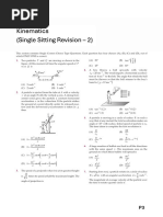 2D Kinematics Practice Questions and Answers | PDF | Applied And ...
