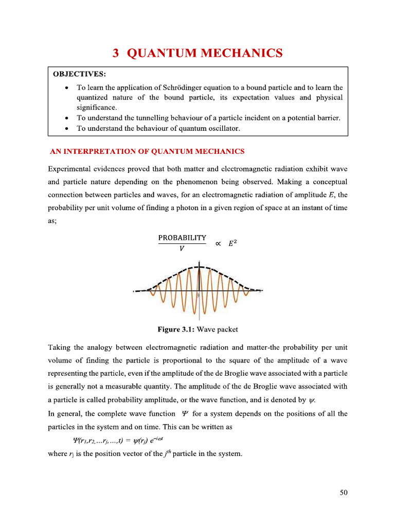 Quantum Mechanics | PDF