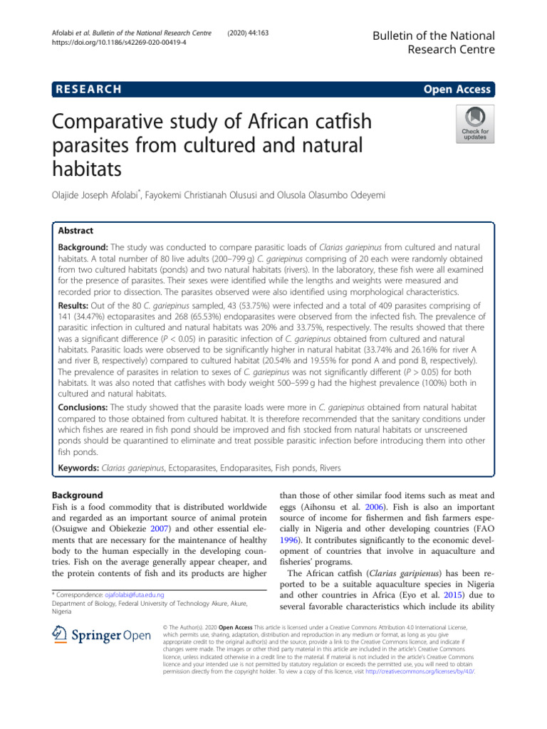parasite | PDF | Parasitism | Fish