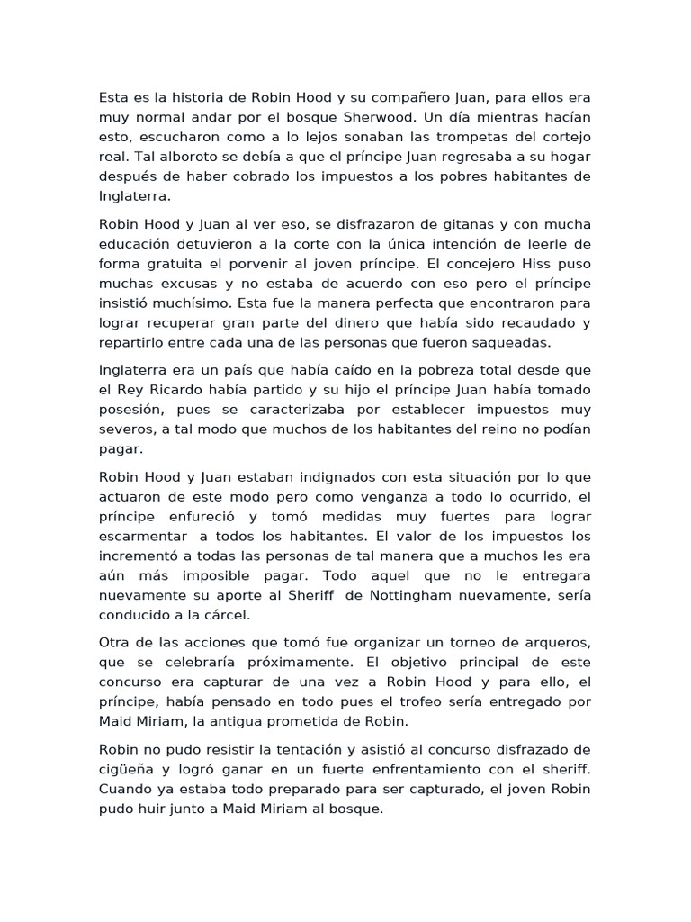 ROBIN | PDF | Robin Hood